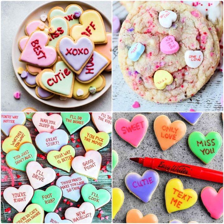 15 Easy Conversation Heart Cookies Recipes - The Beauty Dojo
